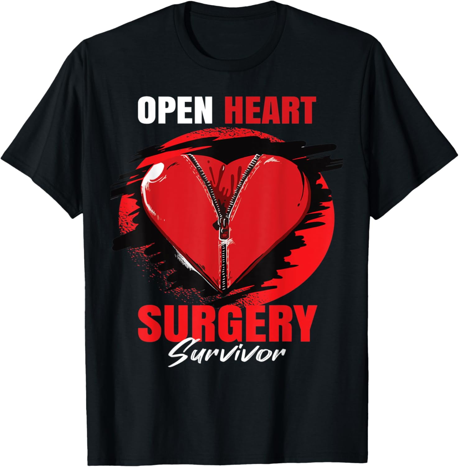 Open Heart Surgery Recovery - Survivor Mode on T-Shirt - Walmart.com