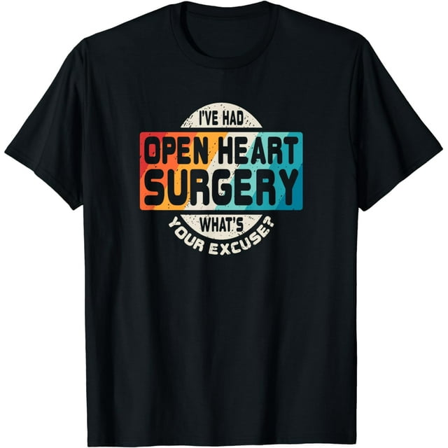 Open Heart Surgery Shirt Survivor Post Attack Recovery Gift - Walmart.com