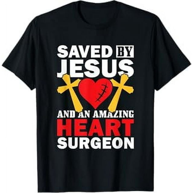Open Heart Surgery Survivor Jesus Bypass Recovery T-Shirt - Walmart.com