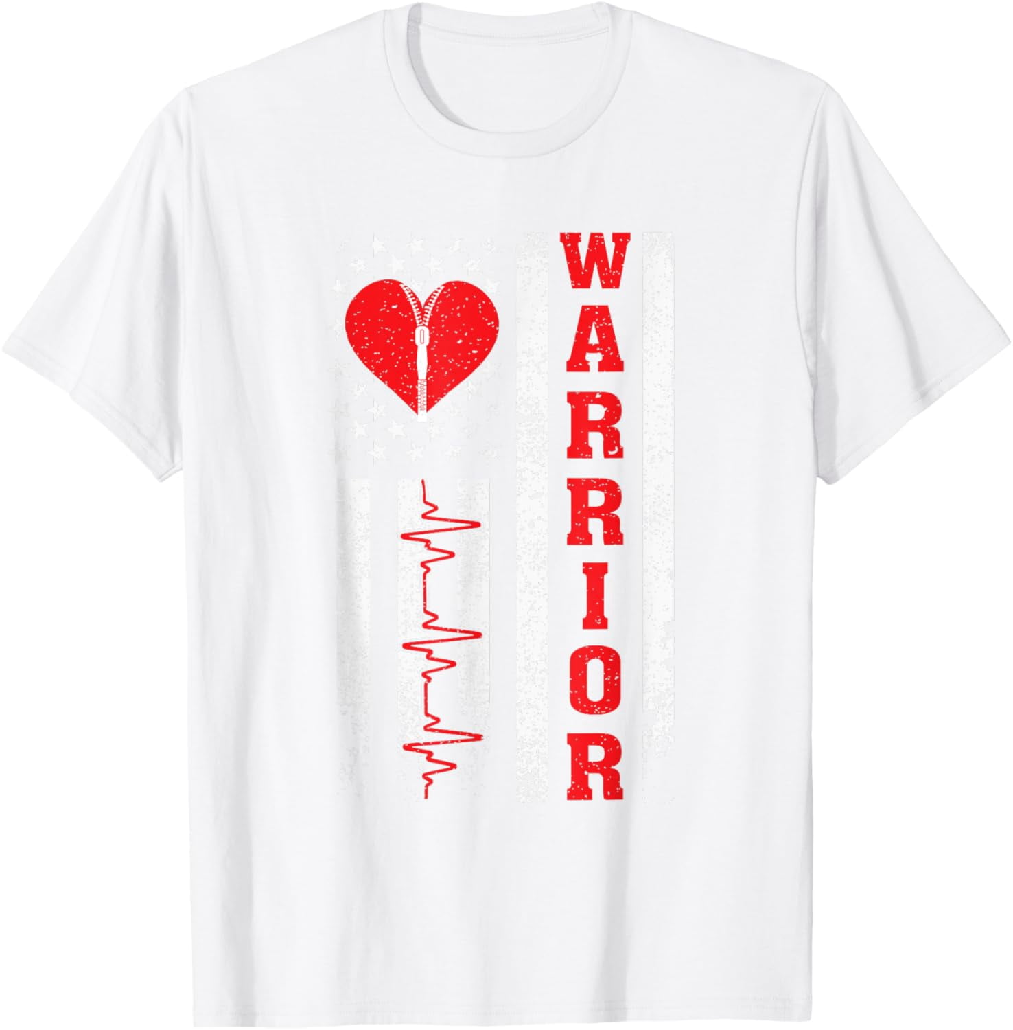 Open Heart Surgery Warrior Gift For Heart Patients Survivor T-Shirt men ...