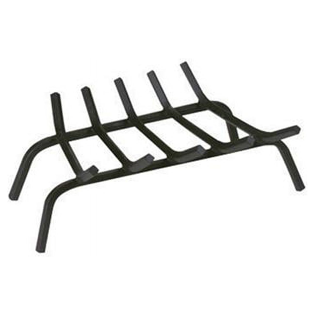 Open Hearth Panacea Matte Black Steel Fireplace Grate, Indoor Use ...
