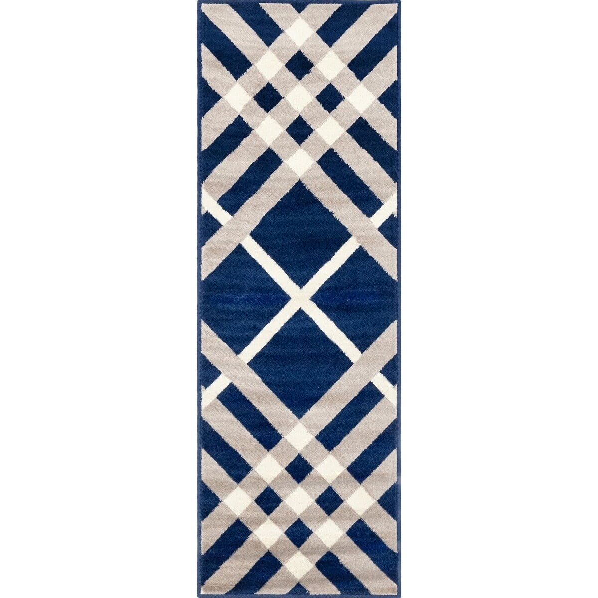 Open Hearts™ by Jane Seymour Plaid Modern Area Rug or Runner - Walmart.com