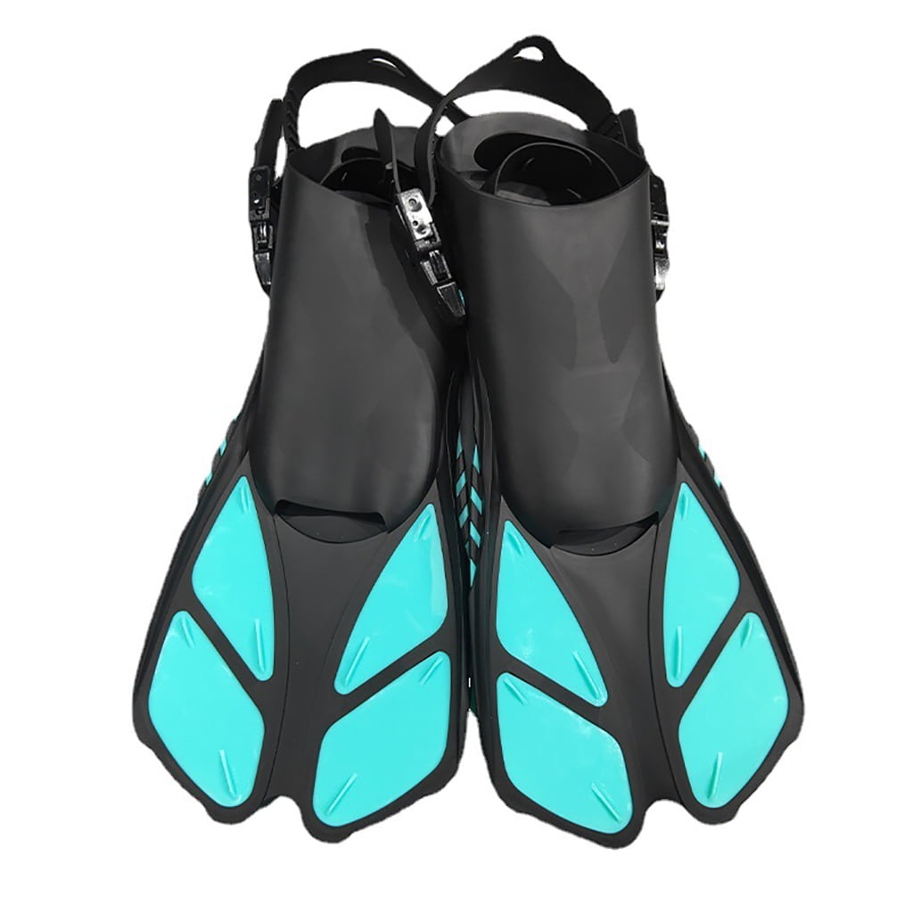 Open Heel Swim Flippers Adjustable and Light Divings Fins for ...