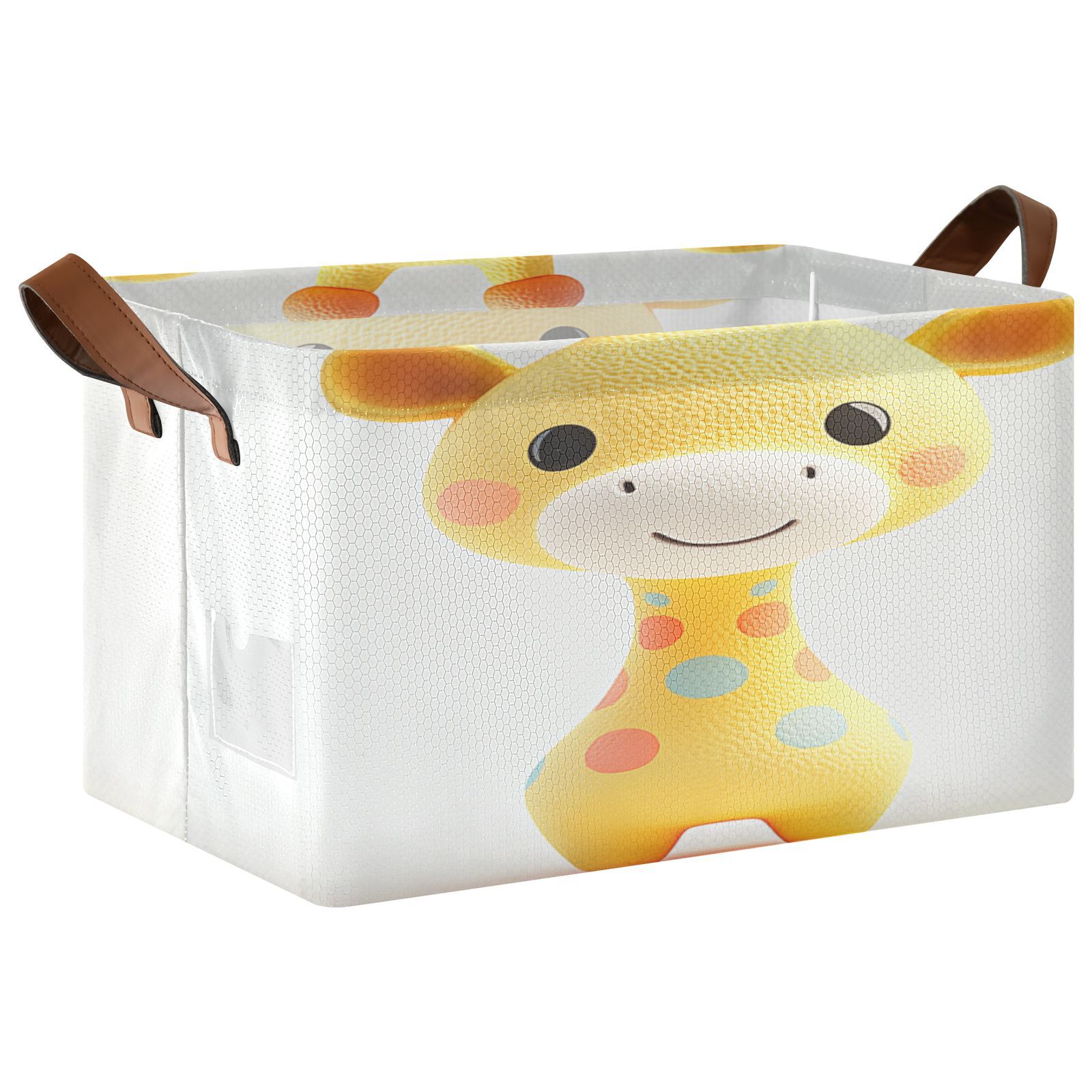 Open Home Storage Bins, 16.9*11.4*10 Inch Large Collapsible Iron Frame ...