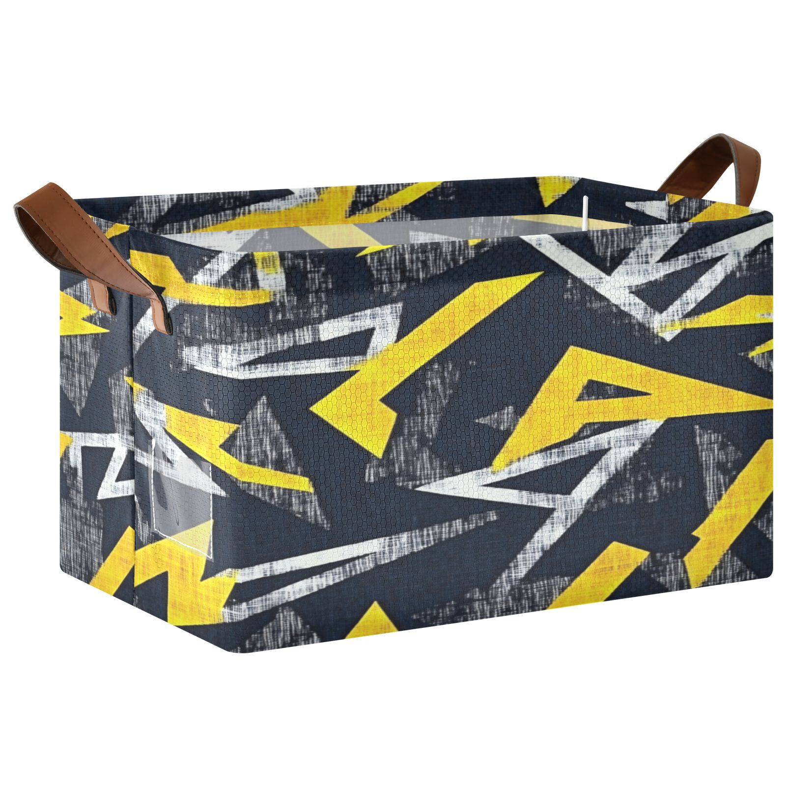 Open Home Storage Bins, 16.9*11.4*10 Inch Large Collapsible Iron Frame ...