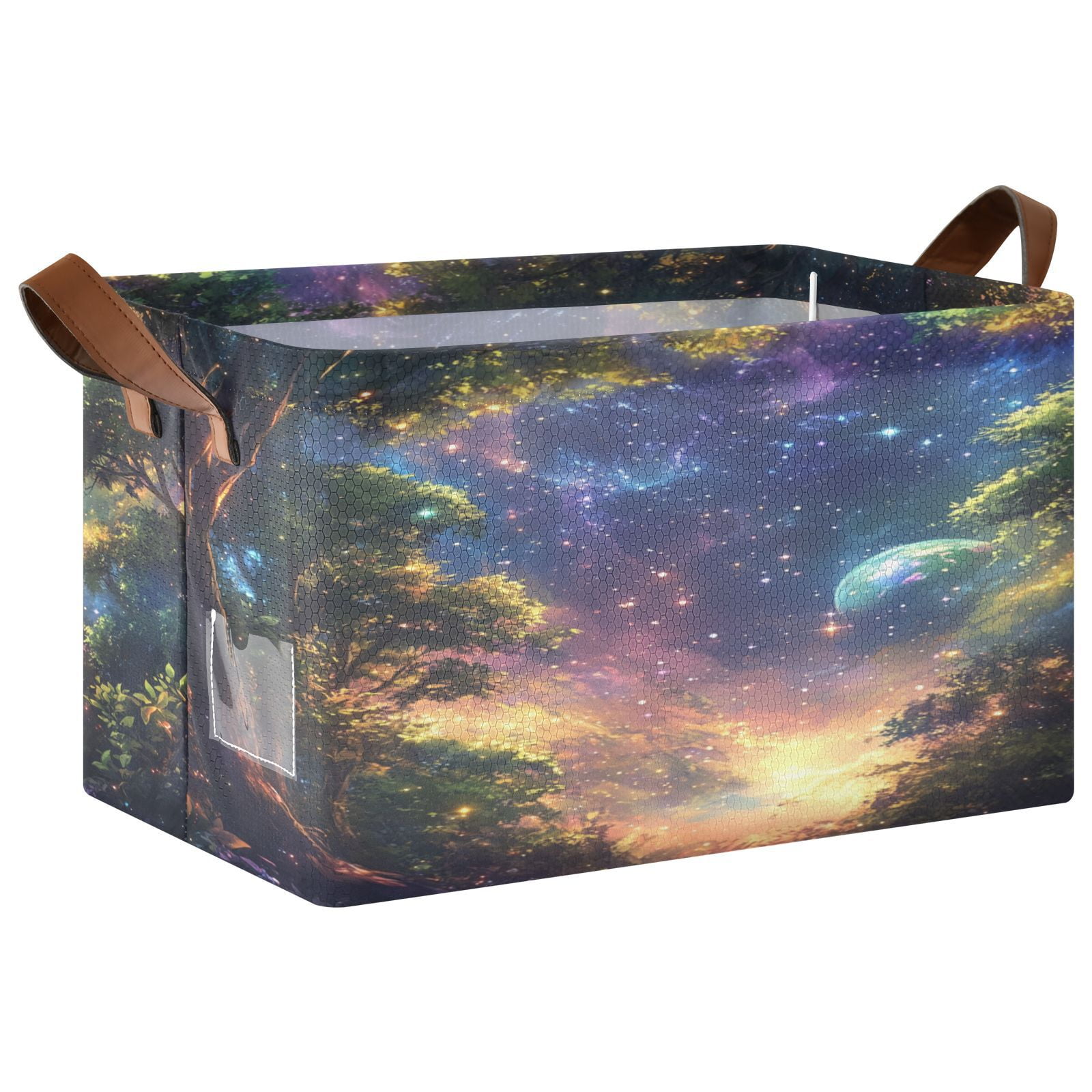 Open Home Storage Bins, 16.9*11.4*10 Inch Large Collapsible Iron Frame ...