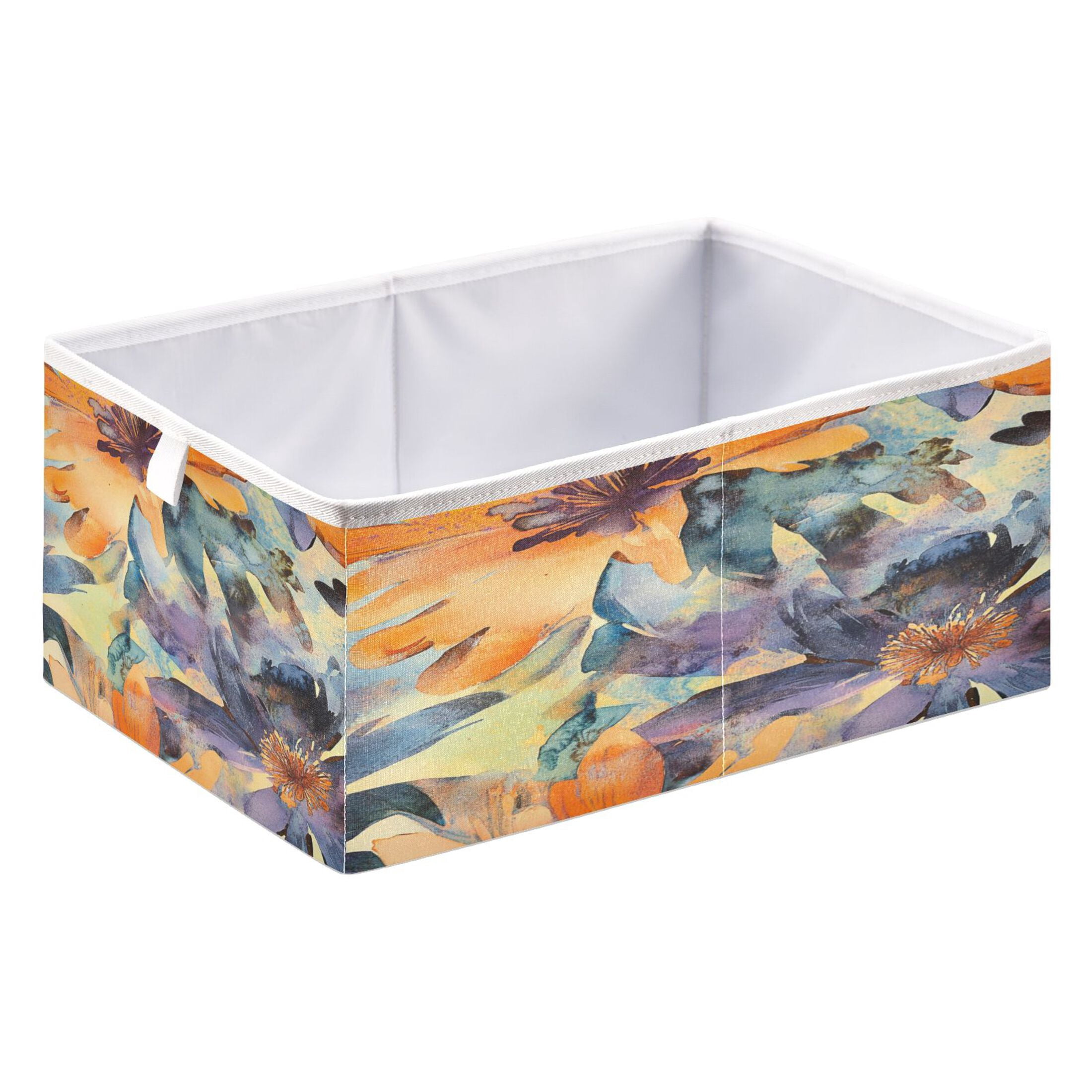 Open Home Storage Bins Durable Foldable Fabric Organizers for Clothes ...