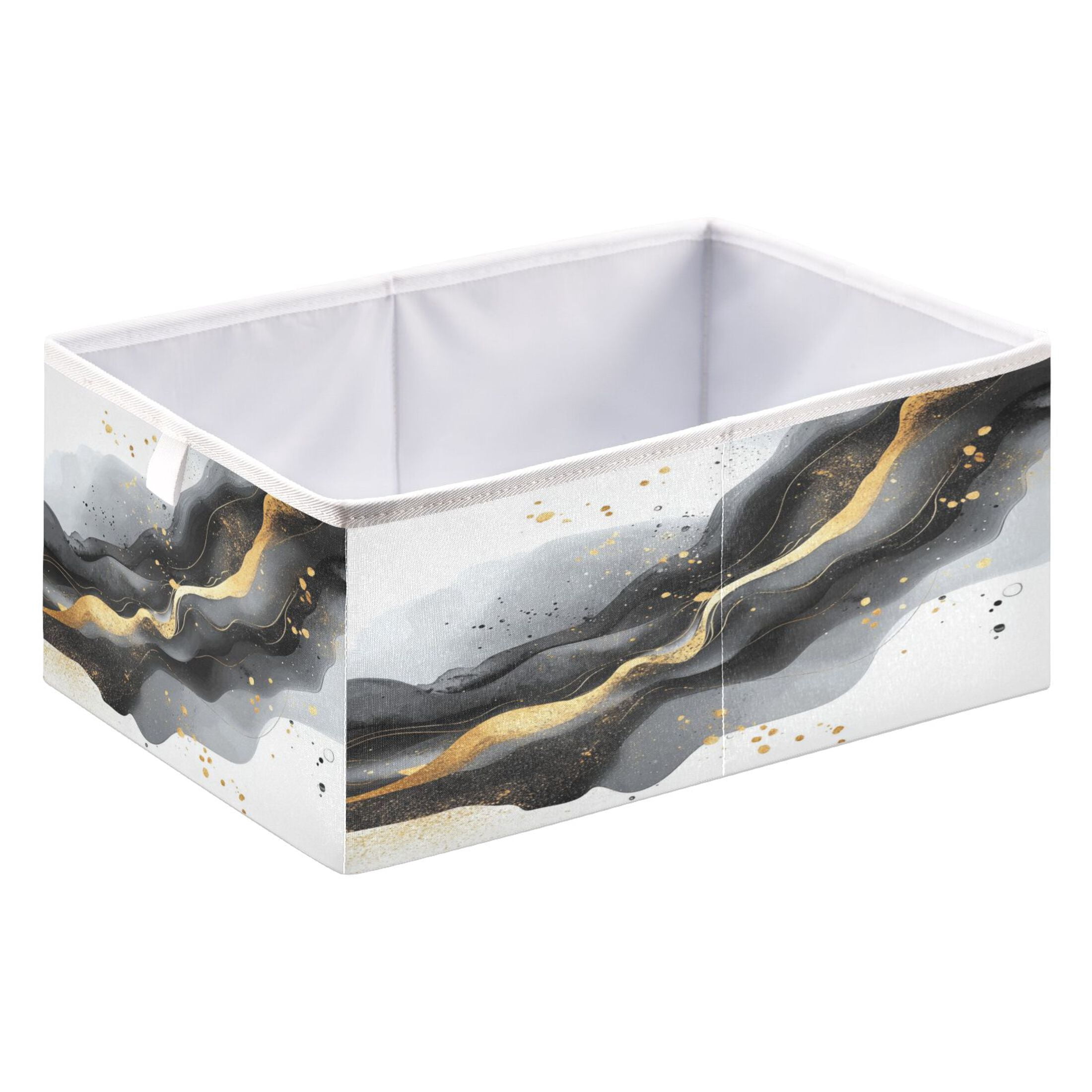 Open Home Storage Bins Durable Foldable Fabric Organizers for Clothes ...
