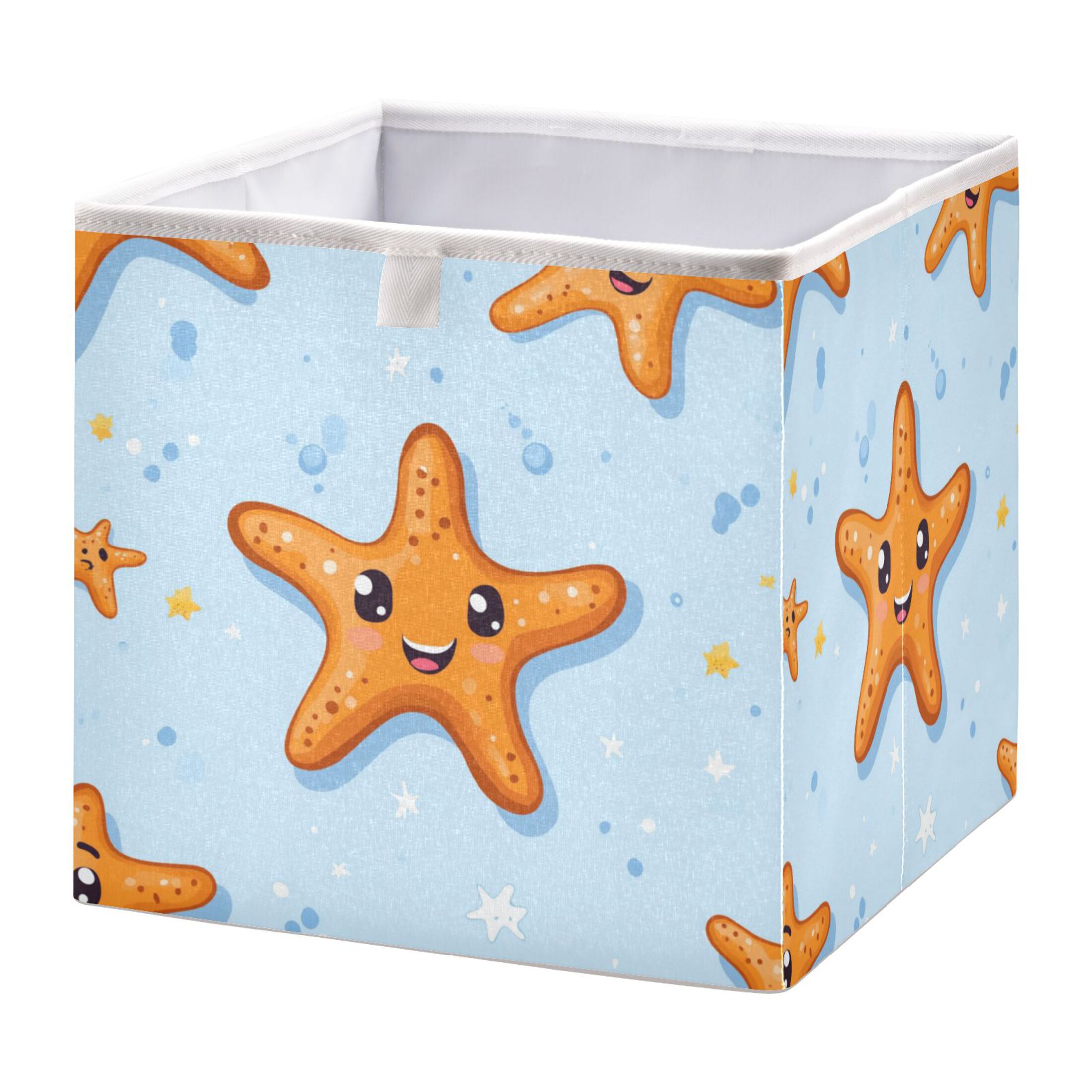Open Home Storage Bins Durable Foldable Fabric Organizers for Clothes ...