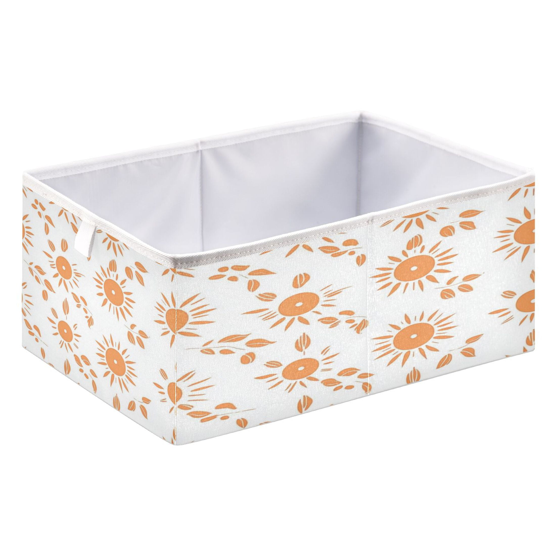 Open Home Storage Bins Durable Foldable Fabric Organizers for Clothes ...