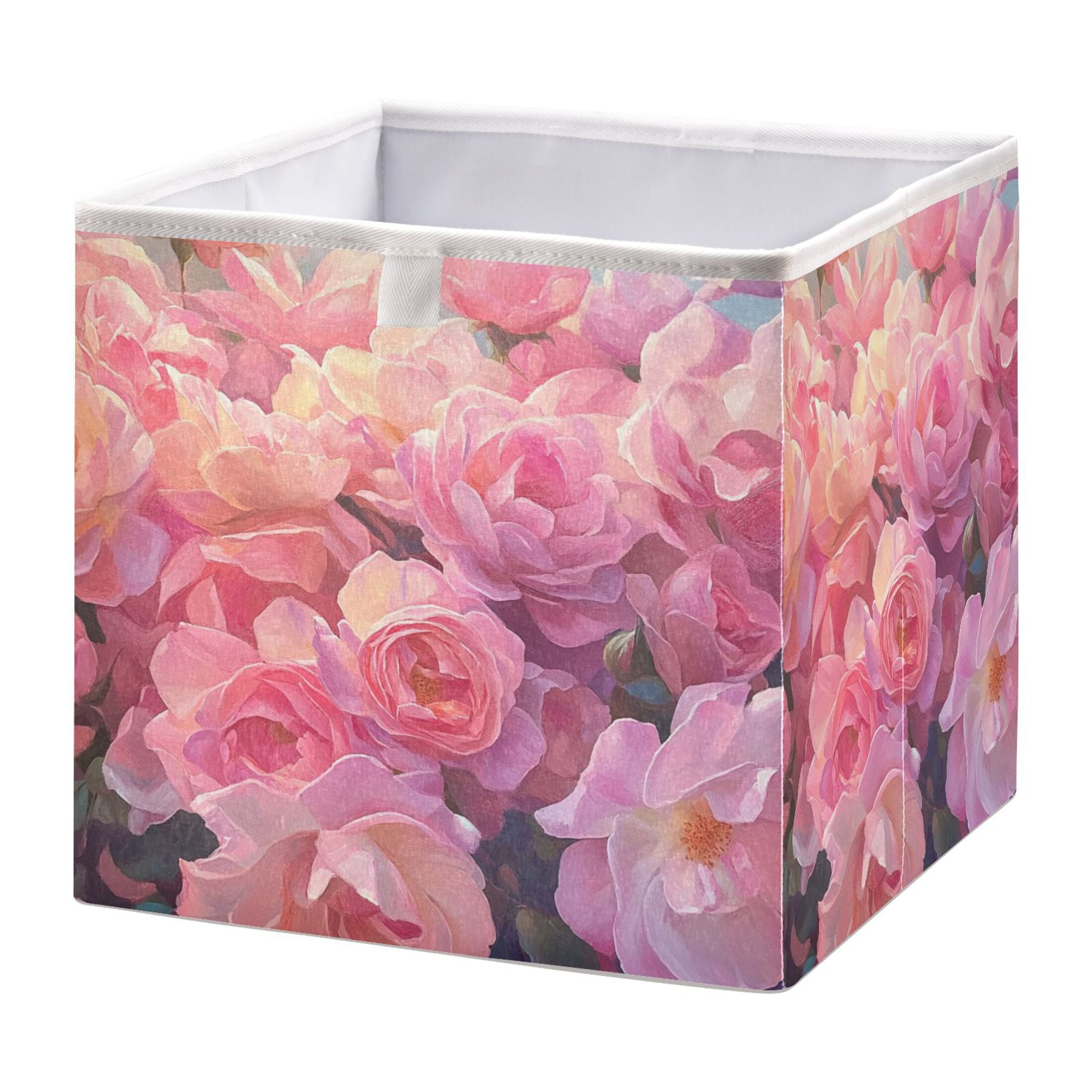 Open Home Storage Bins Durable Foldable Fabric Organizers for Clothes ...