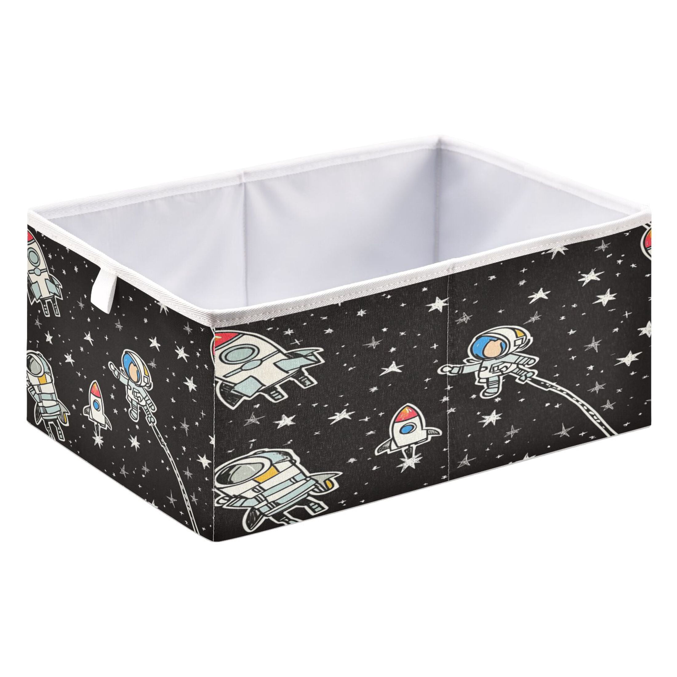 Open Home Storage Bins Durable Foldable Fabric Organizers for Clothes ...
