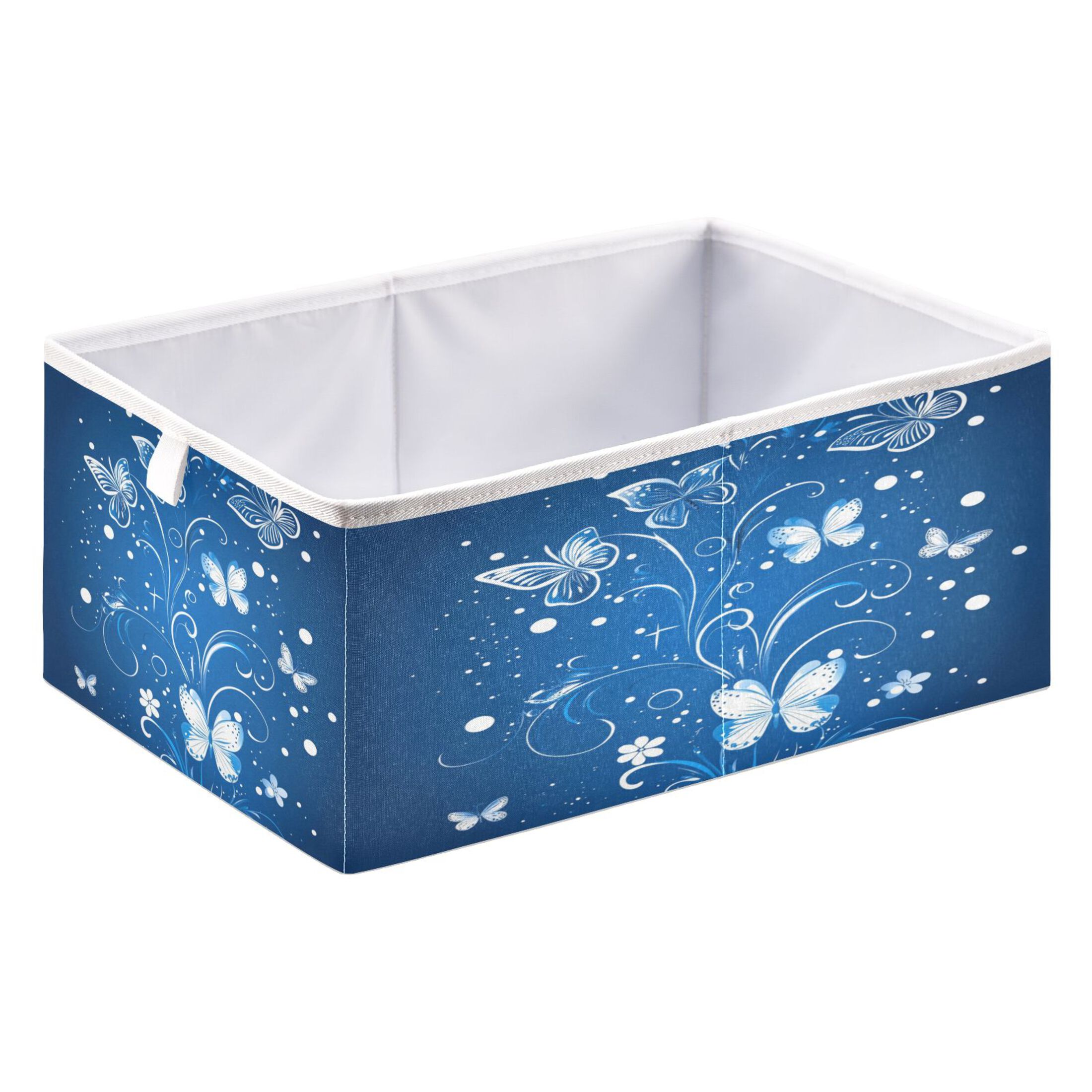 Open Home Storage Bins Durable Foldable Fabric Organizers for Clothes ...