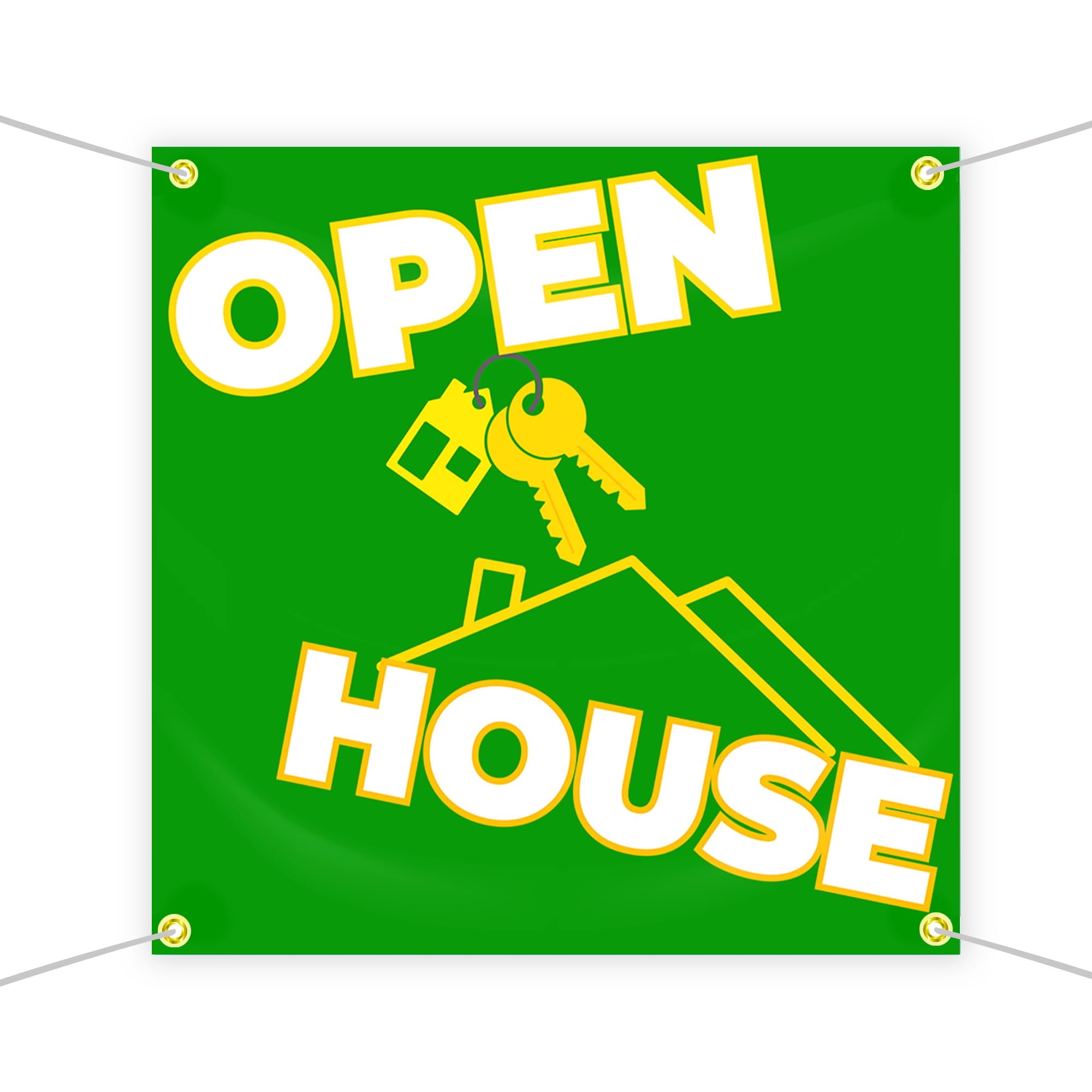 Open House Large Banners and Signs for Outdoor by DreamController ...