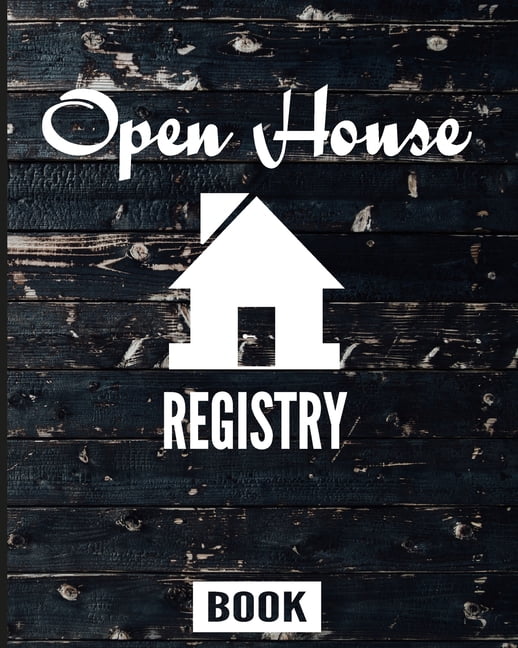 Open House Registry Book : Realtor Broker And Agent Visitor Guest Sign ...