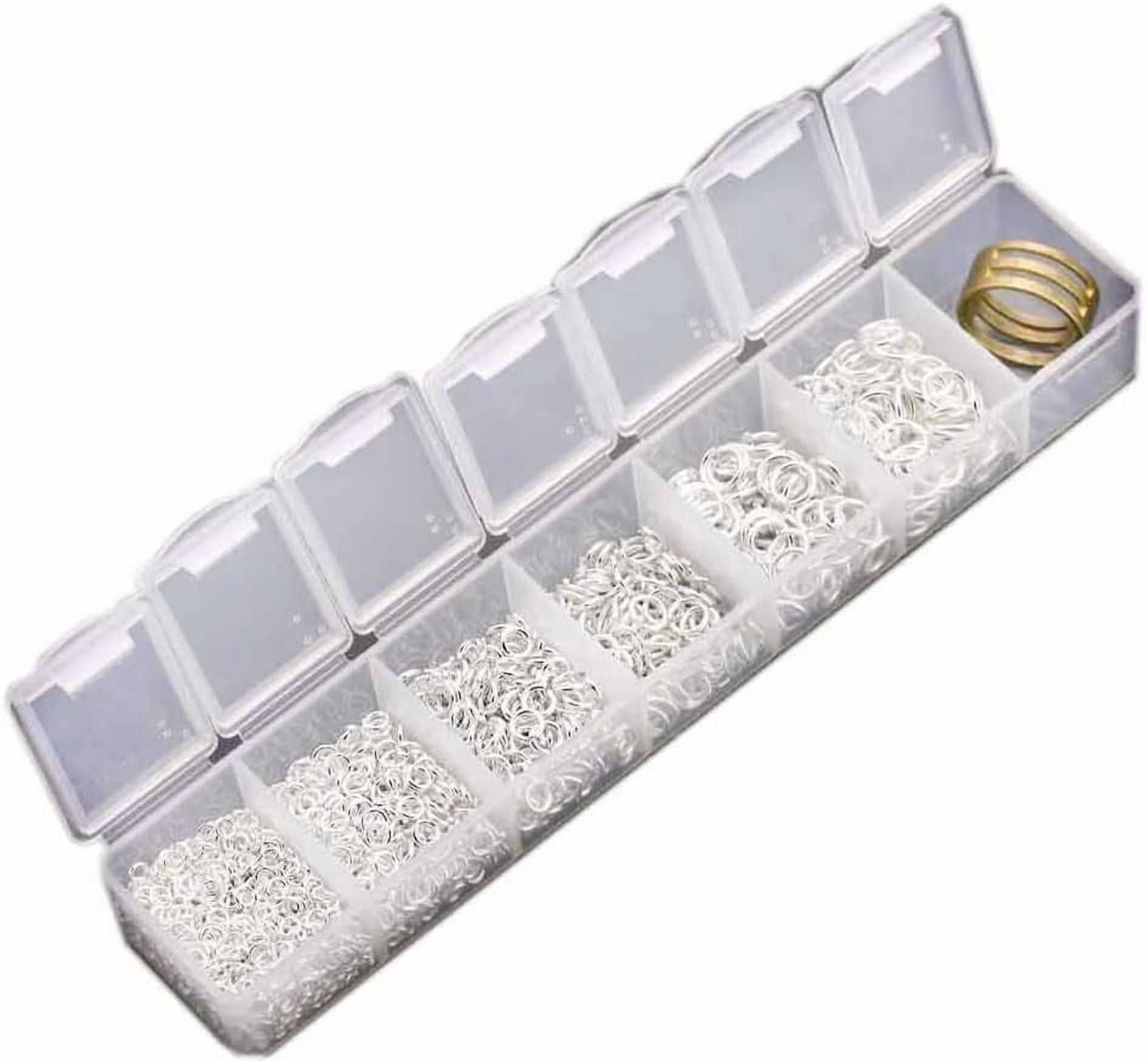 Open Jump Rings 3mm 4mm 5mm 6mm 7mm 8mm Box Set with for Jewelry Making ...
