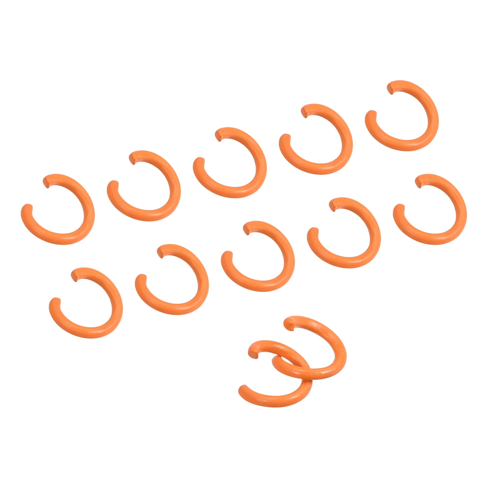 Open Jump Rings, 8mm Colorful O-ring Connectors for DIY Crafts, Carbon ...