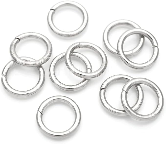 Open Jump Rings, Split Rings Connectors for DIY Jewelry Finding Making ...