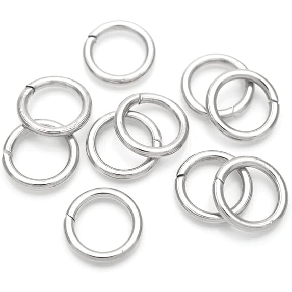 Open Jump Rings, Split Rings Connectors for DIY Jewelry Finding Making ...