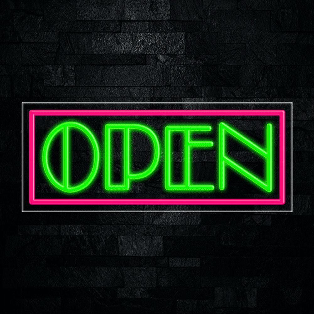 Open-LED Neon Sign 30"L x 12"H #30268 - Walmart.com