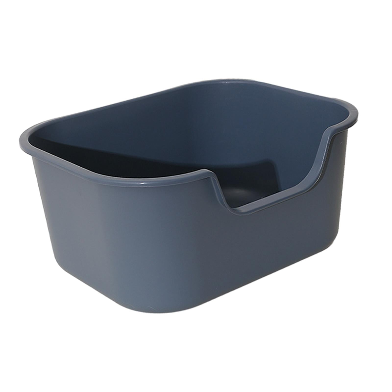 Open Litter Box Kitten Toilet Splashproof Portable Cat Toilet for Small ...