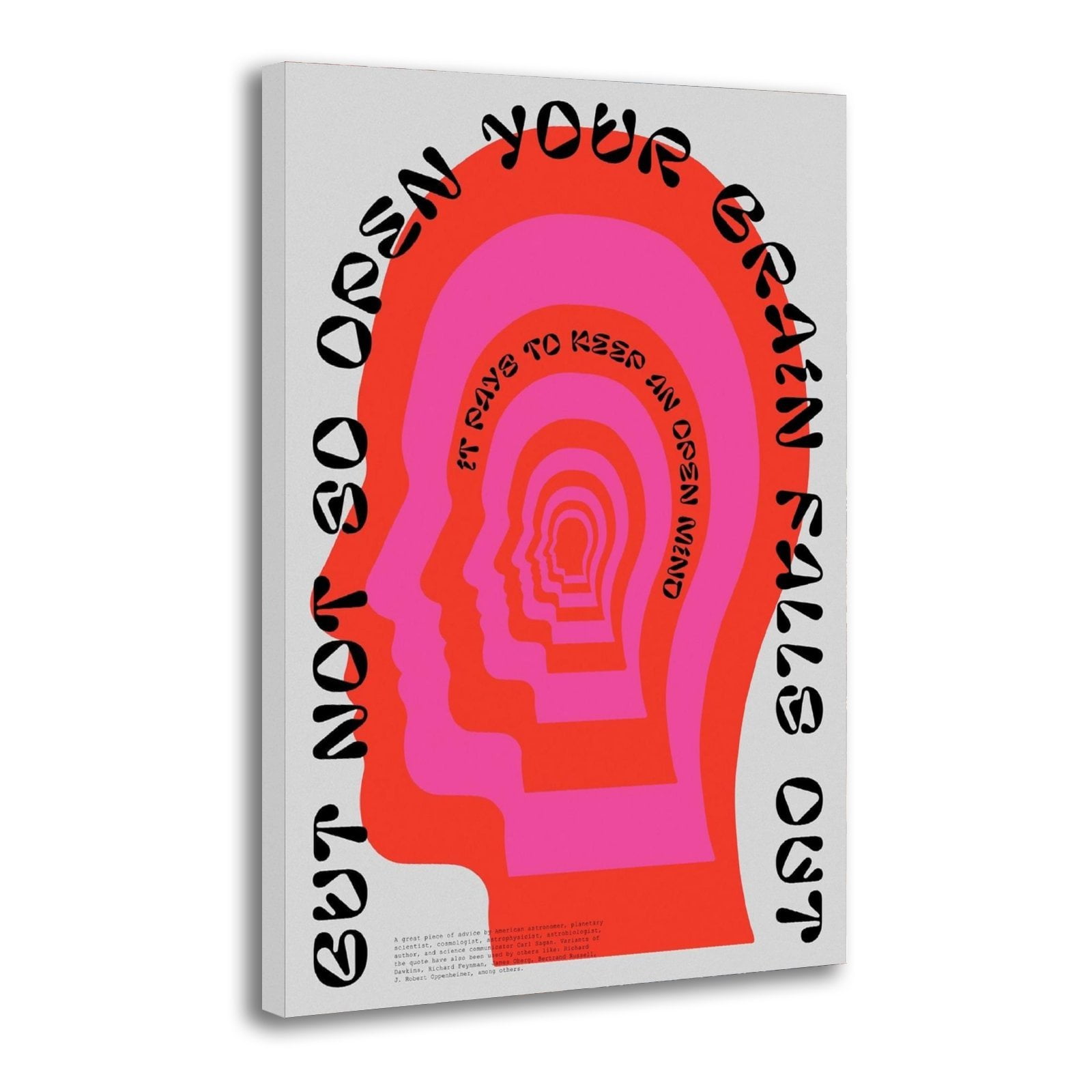 Open Mindset Poster Cool Artworks Painting Wall Art Canvas Prints ...