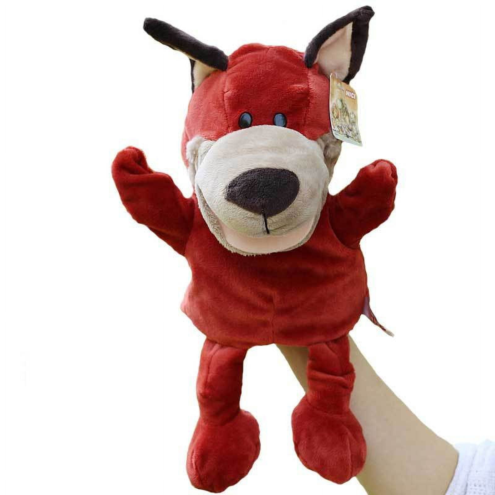 Open Mouth Hand Doll Toy Cartoon Jungle Animal Kindergarten Class Doll ...