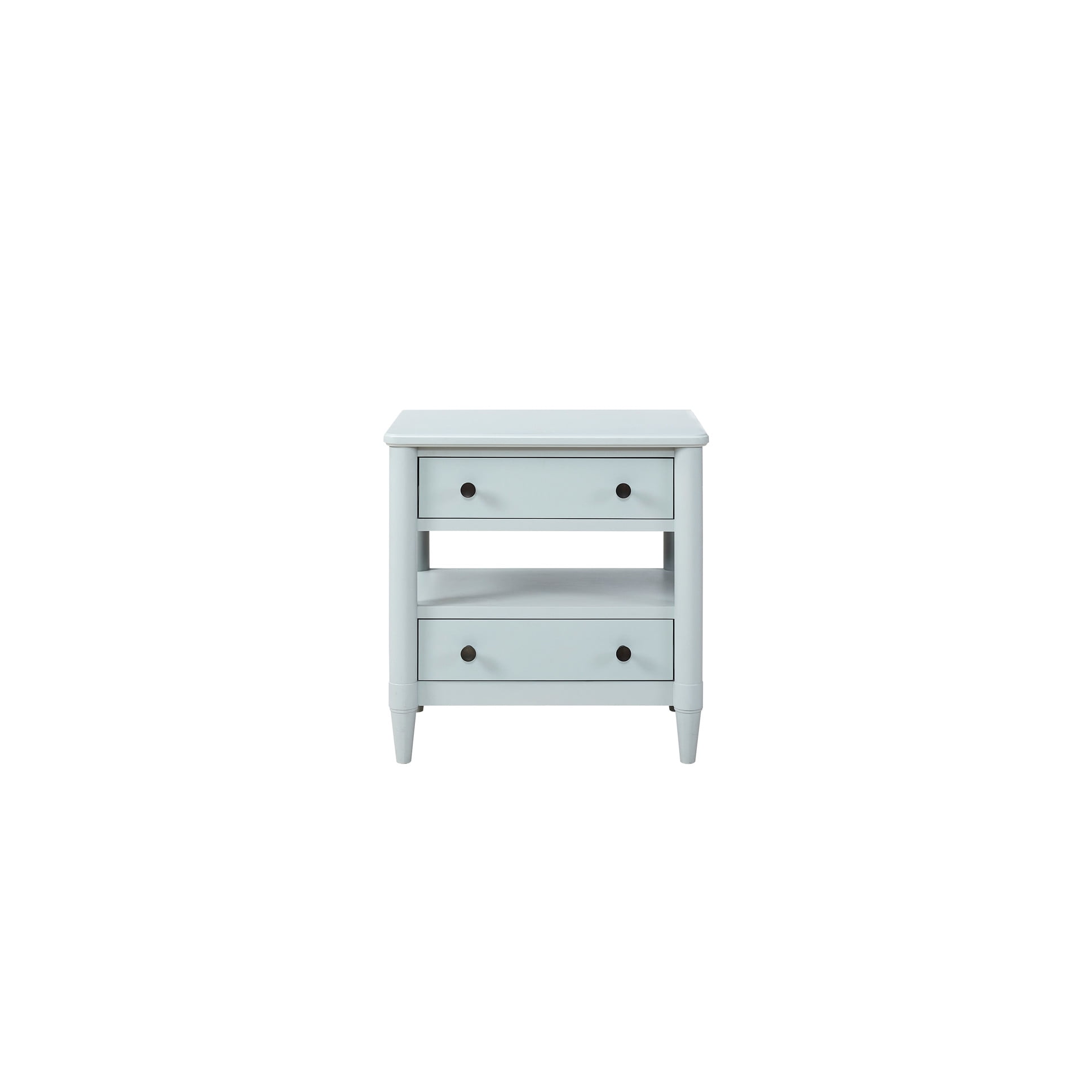Open Nightstand In Ocean Color With 2 Storage Drawers - Felt Lined ...