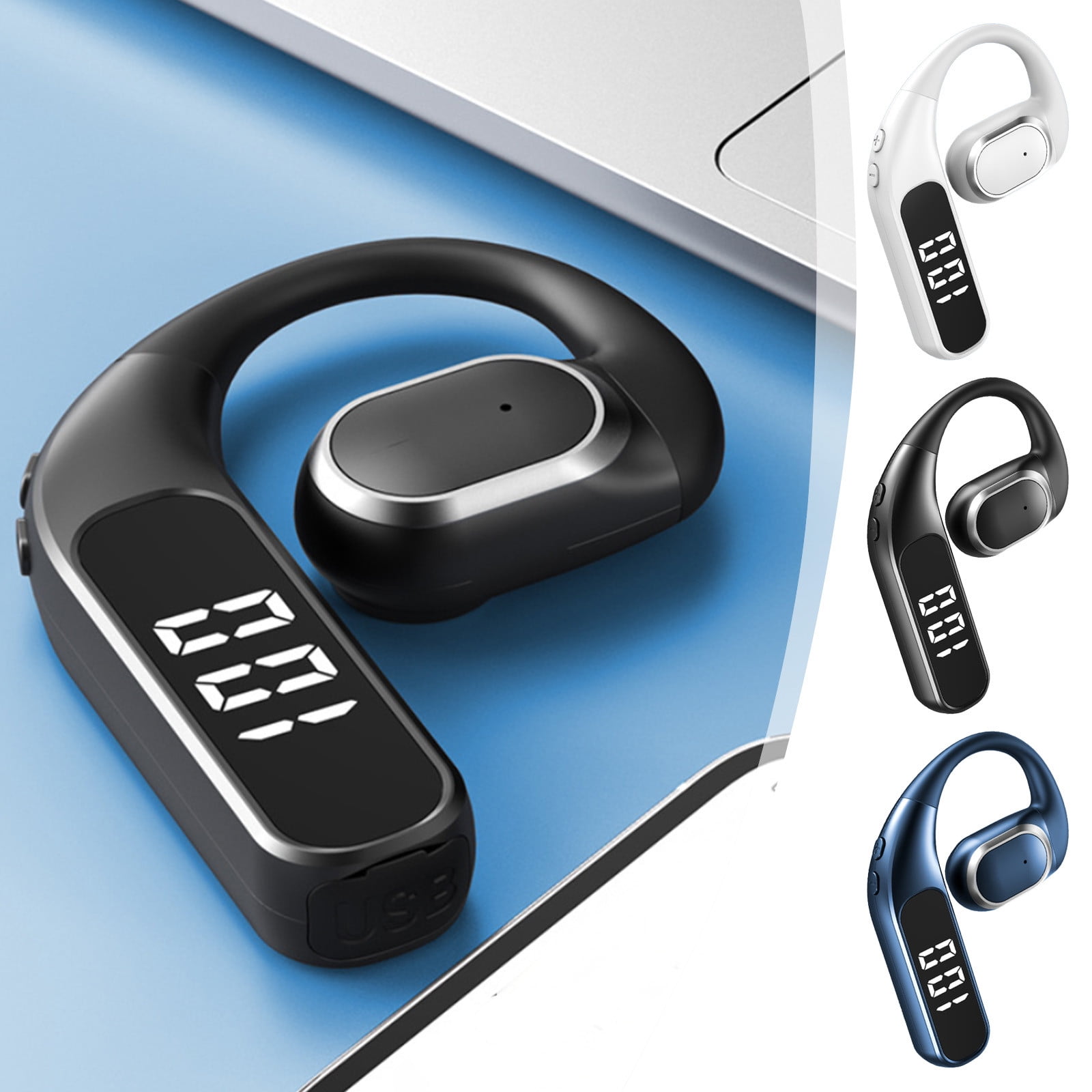 Open Non In Ear Bluetooth 5.4 Earphones, Hanging Ear Wireless ...