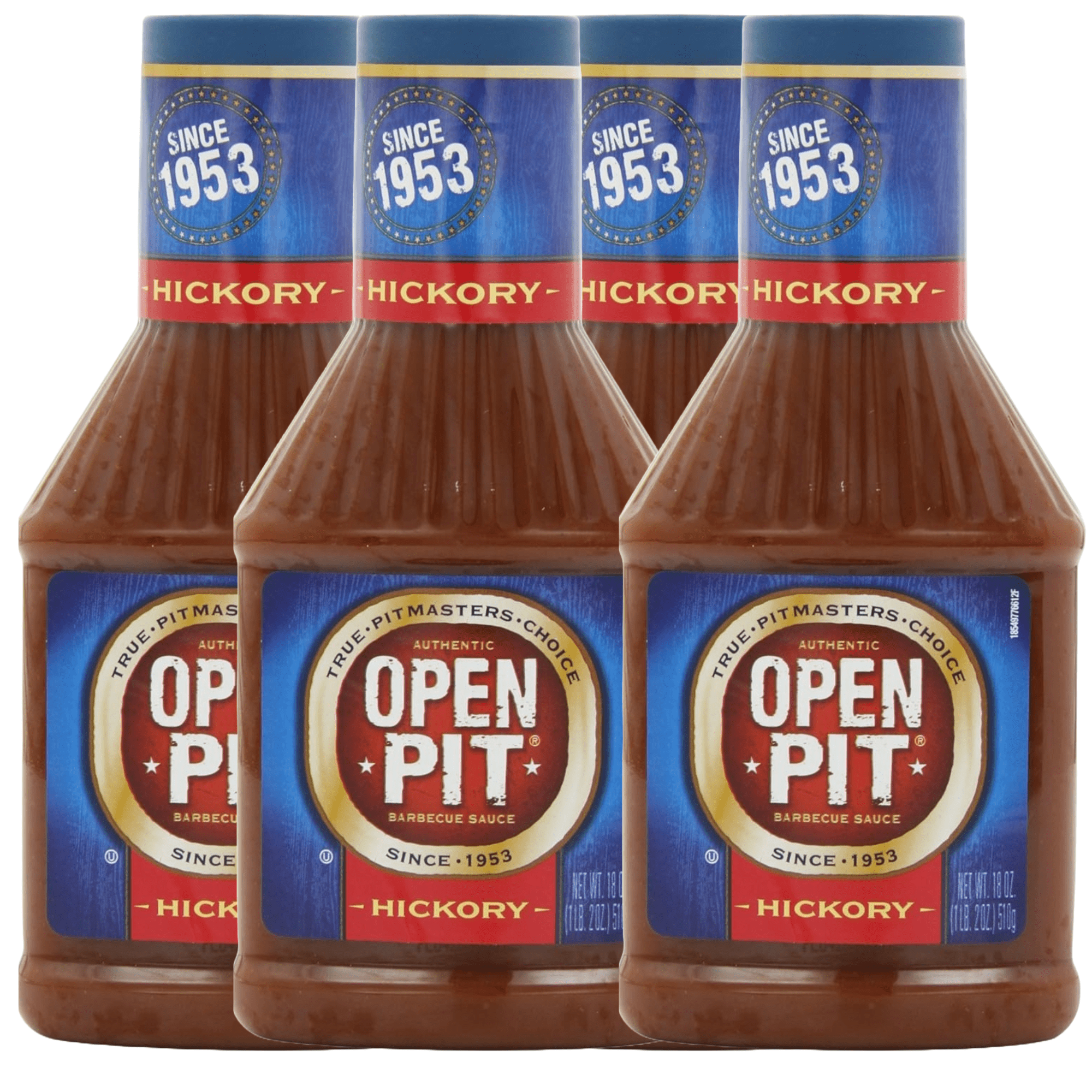 Open Pit Blue Label Hickory Barbecue Sauce, Smoky BBQ Flavor, 18 Oz ...