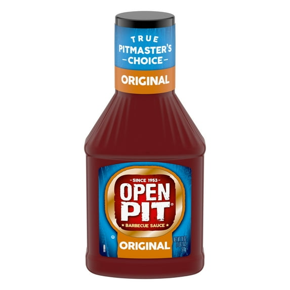 Open Pit Blue Label BBQ Sauce, 18 oz -Original Barbecue Flavor ...