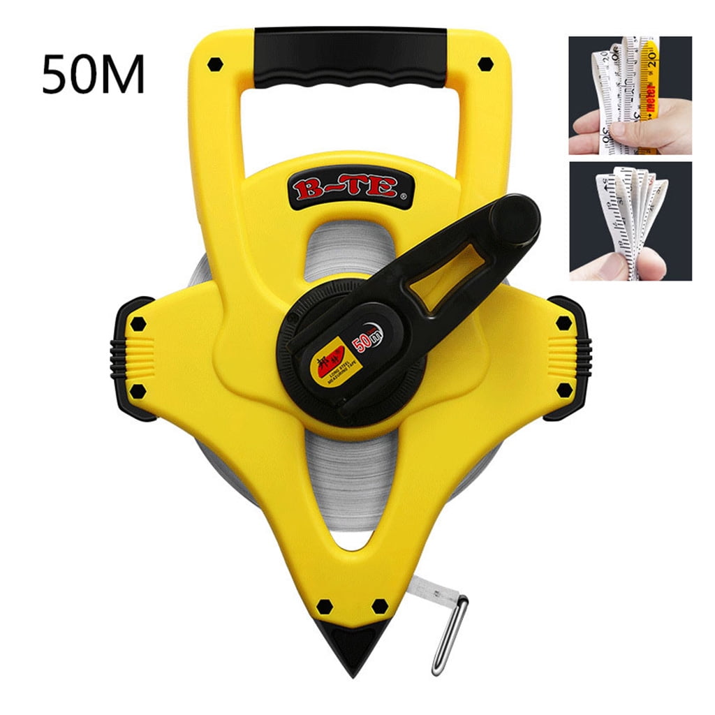 Open Reel Tape Measure with Anti-slip Handle Fiber/Steel Tape ...