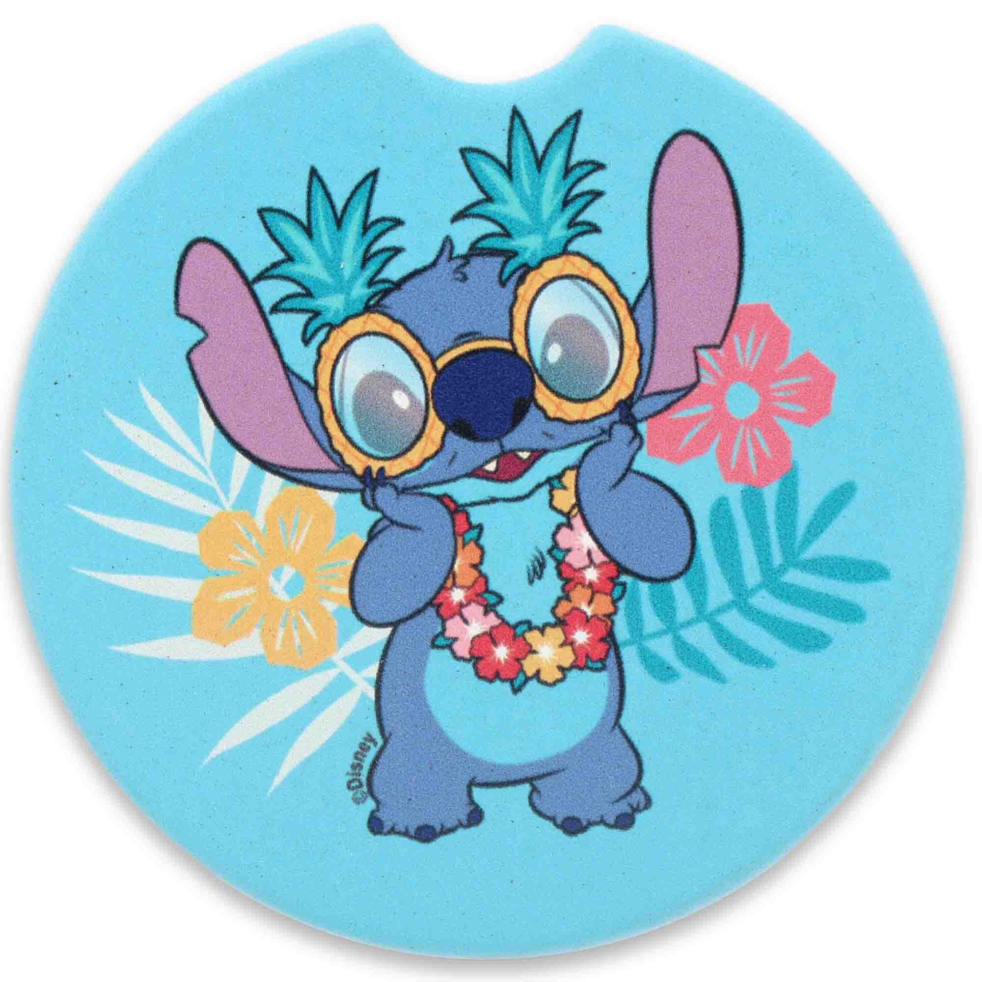 Open Road Brands Disney Lilo and Stitch Tropical Coaster for any Car or ...