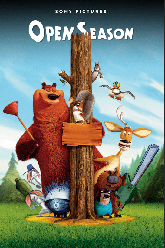 Open Season 2006 Movie Poster 24x36 - Animated Comedy, Family Adventure ...
