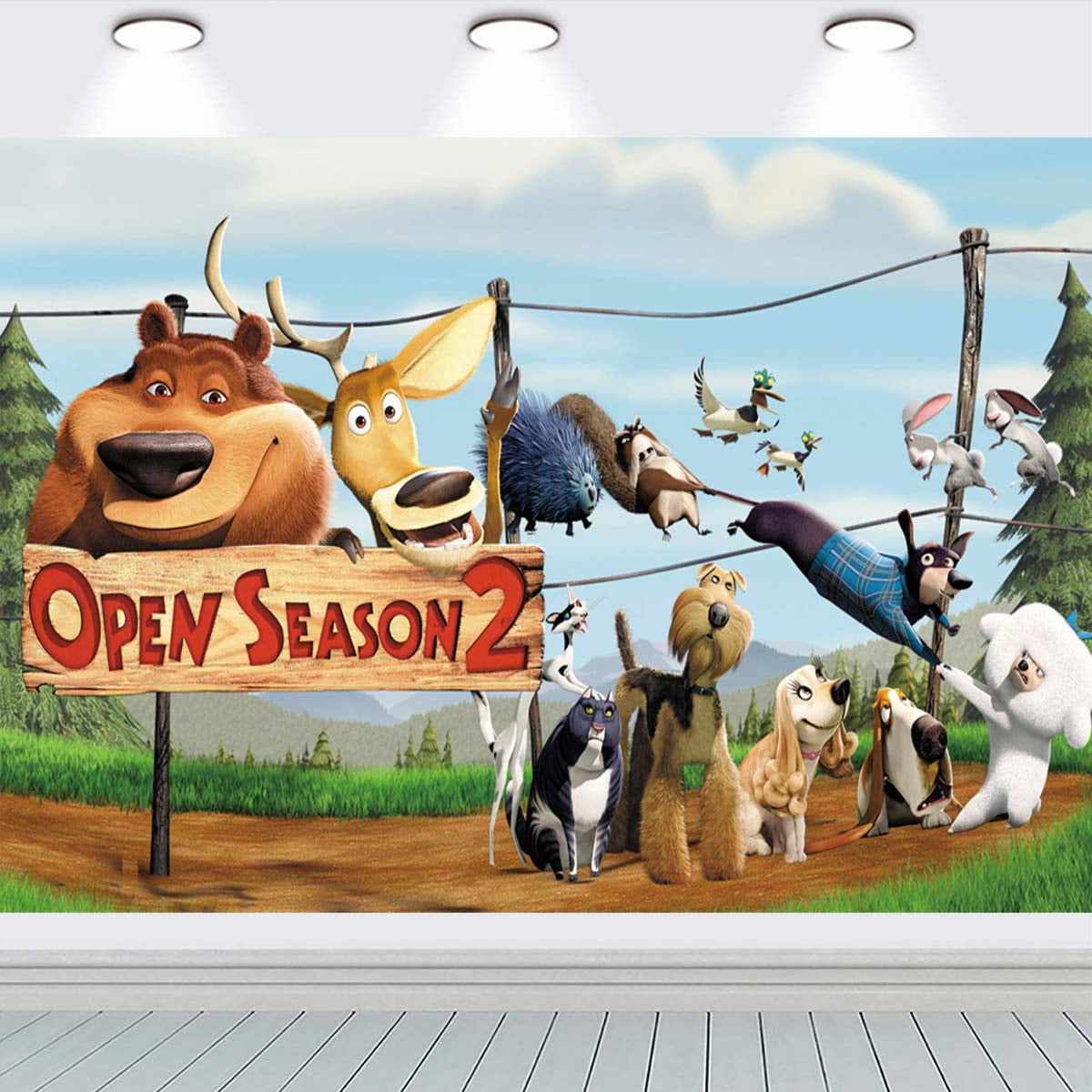 Open Season Party Supplies Taspestry Poster Banner Backdrop Background ...