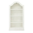 Open Shelf Storage Wood Bookcase with Puck Light in White by Pulaski ...