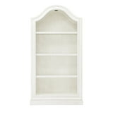 Open Shelf Storage Wood Bookcase with Puck Light in White by Pulaski ...