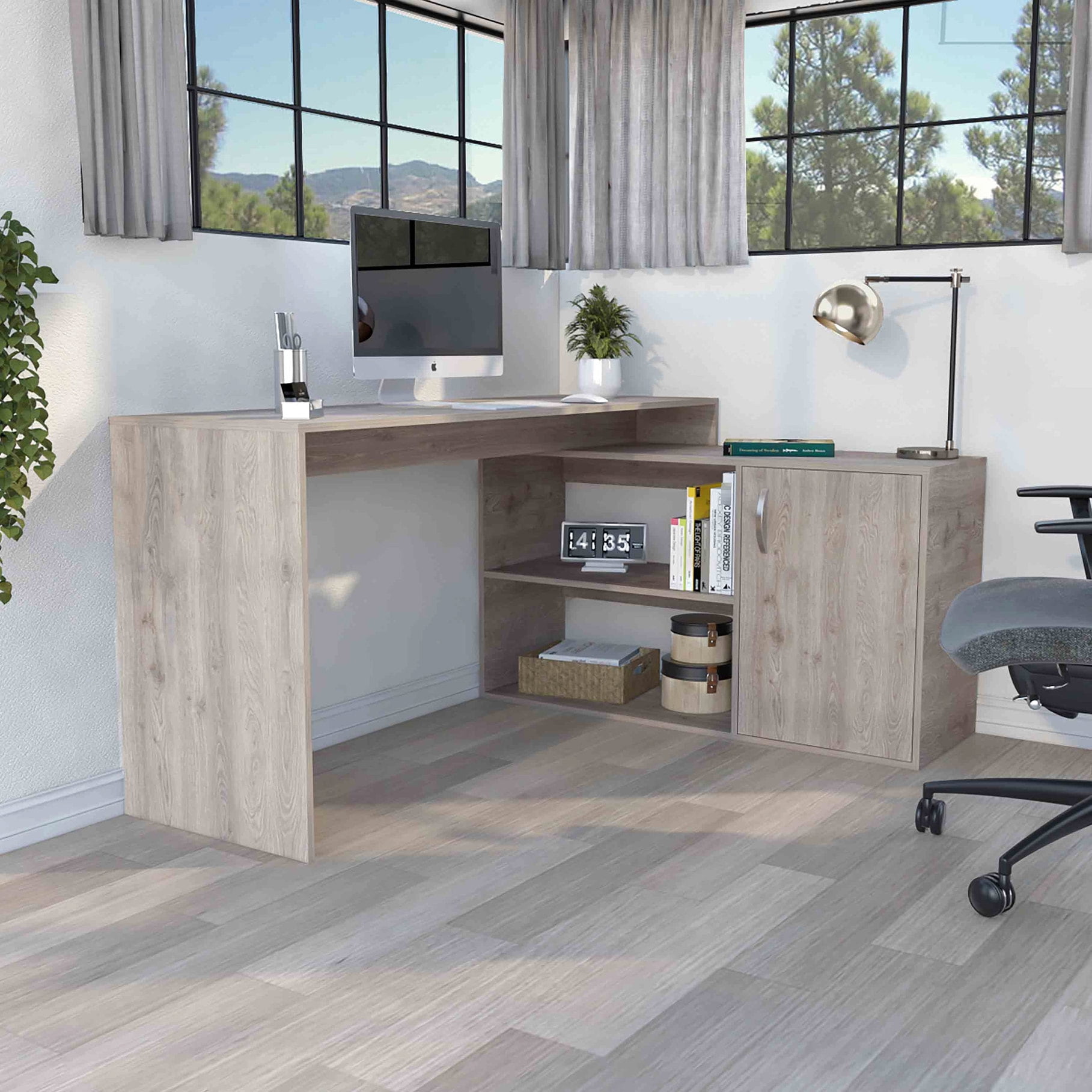 Open Shelves & Cabinet Storage - Office Filing, Easy Access - Walmart.com