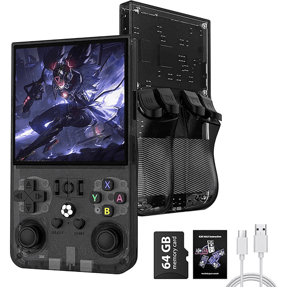 Open Source Handheld Game Console, 4.0-inch 3D Large Screen, GBA Dual ...