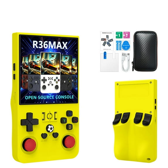 Open Source Portable Gaming Device R36Max 4Inch Display Vintage Design ...