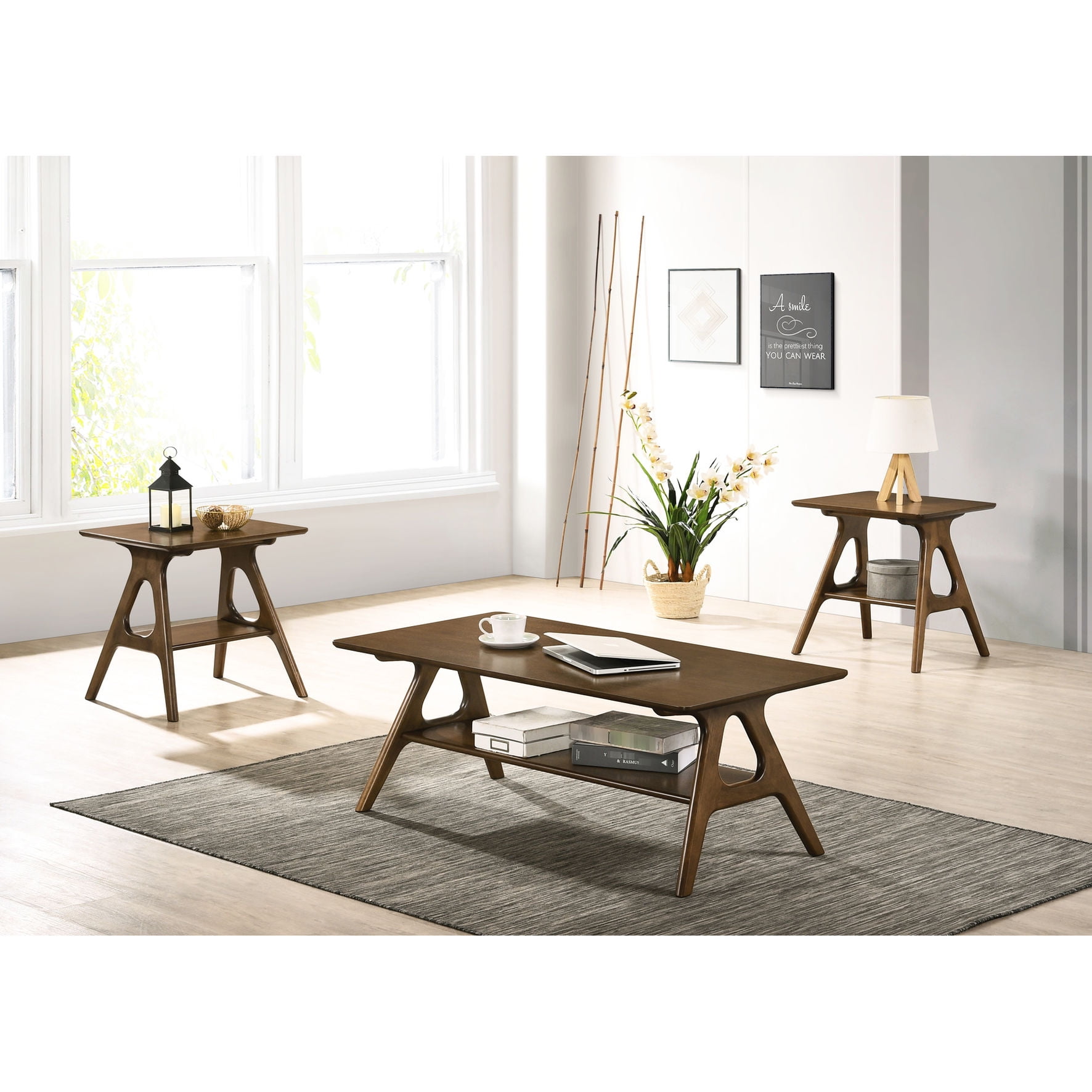 Open-Style Storage, Rectangular Shape - Functional Mid-Century Wood ...