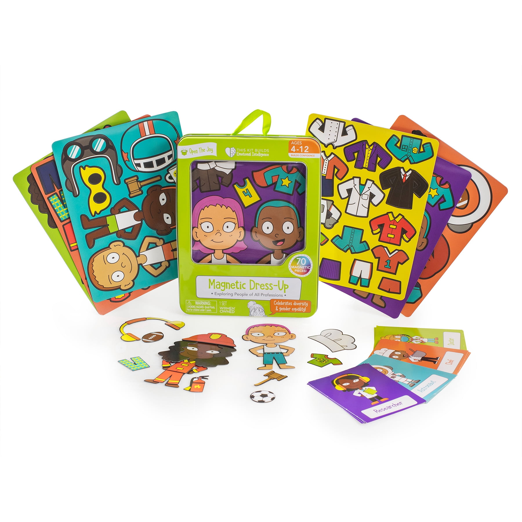 Open the Joy Magnetic Dress-Up Playset for Kids - Walmart.com
