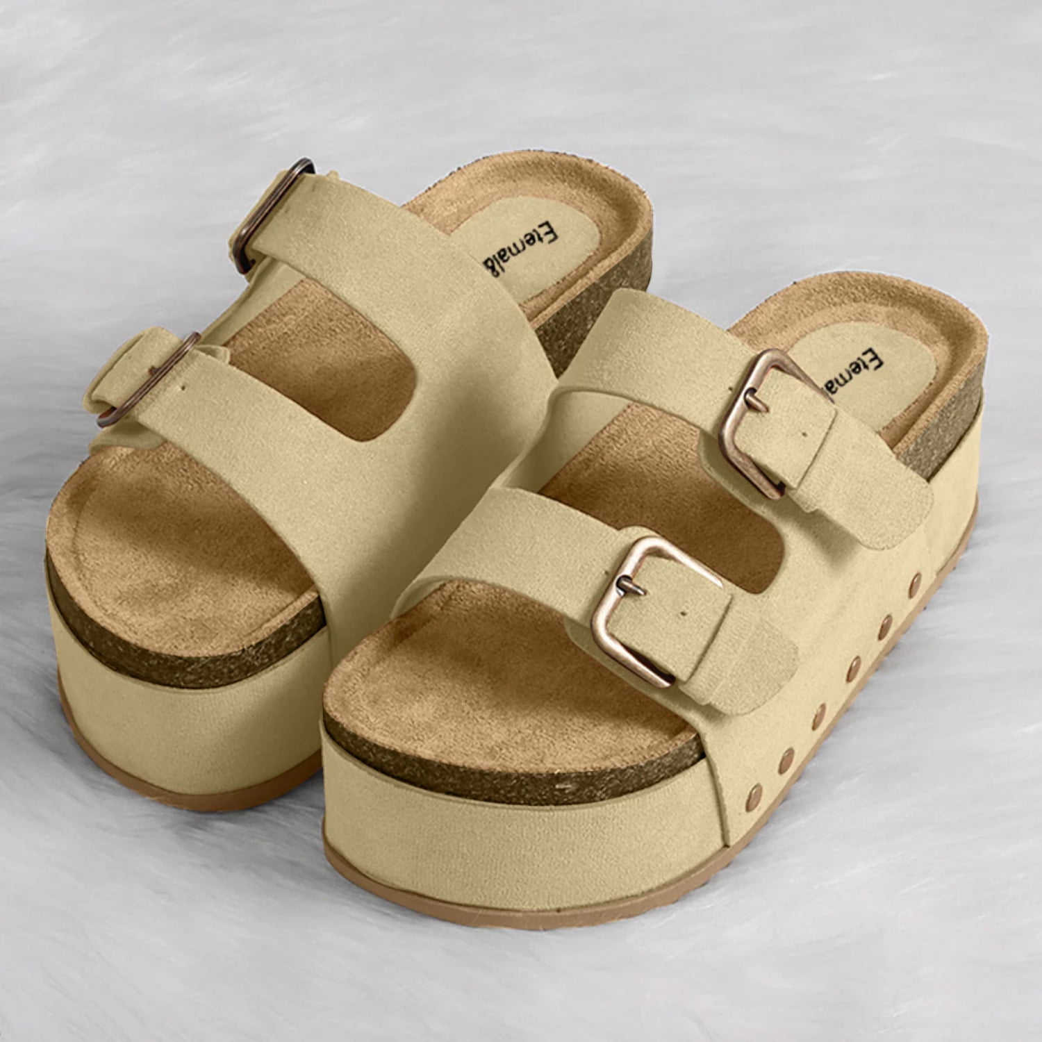 Open Toe Platform Sandals - Walmart.com