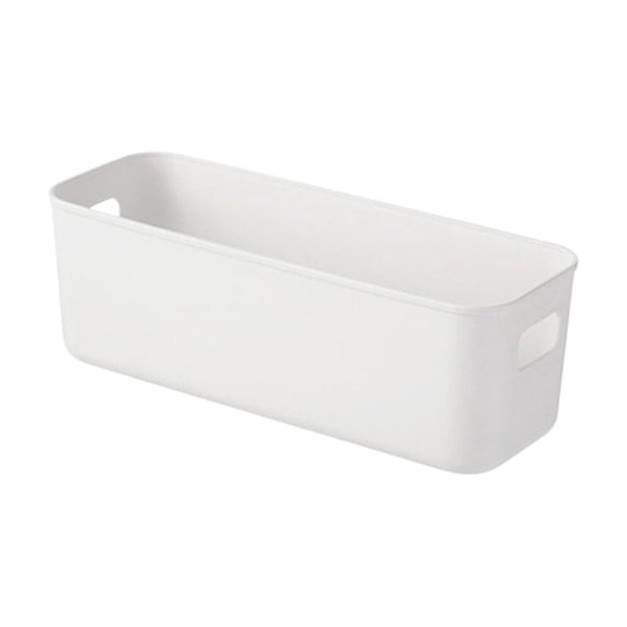 Open Top Narrow Storage Bin Built in Side Handles Slim Gap Fit Easy ...
