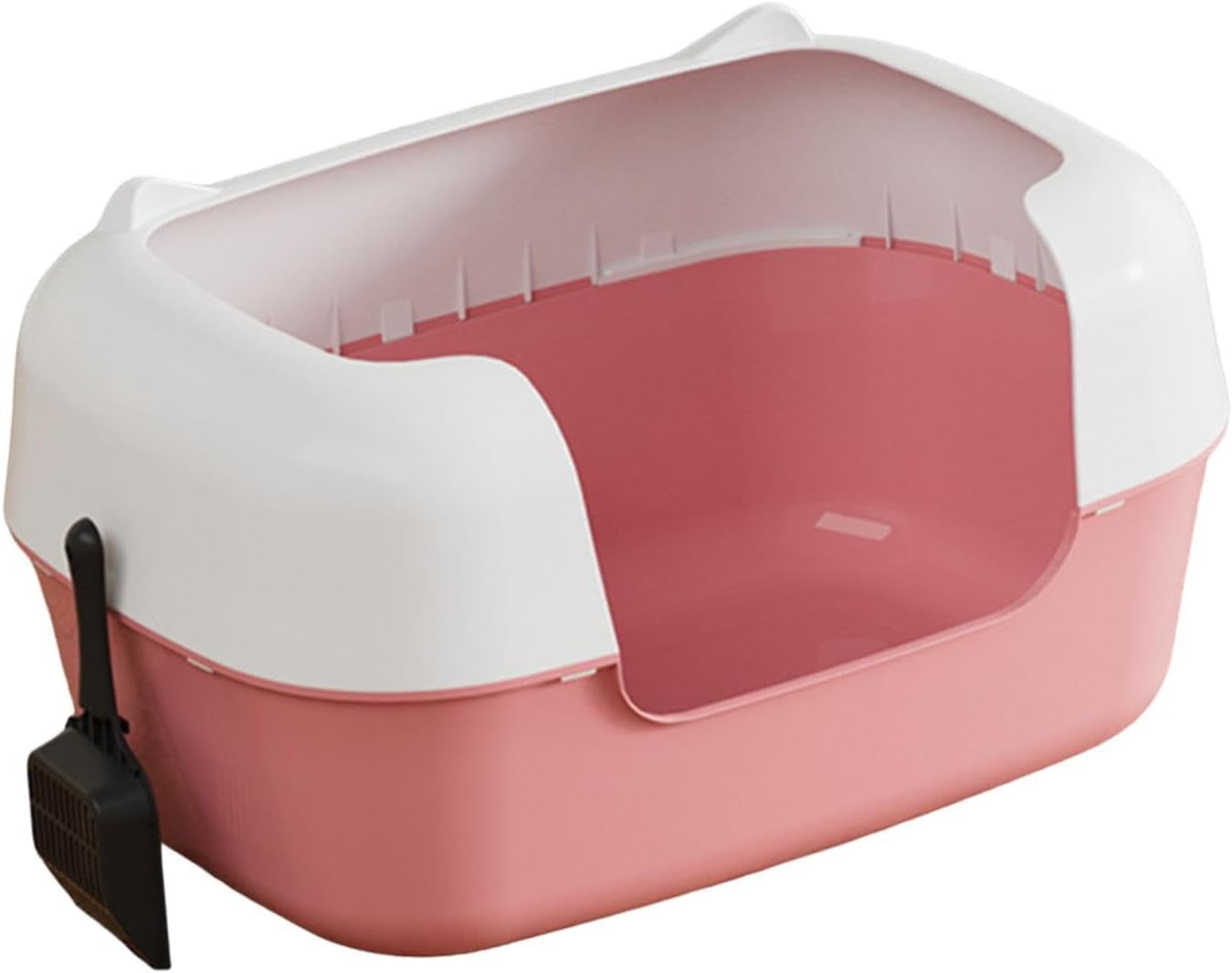 Open Top Pet Litter Box Low Entry Kitten Litter Box, Portable Removable ...