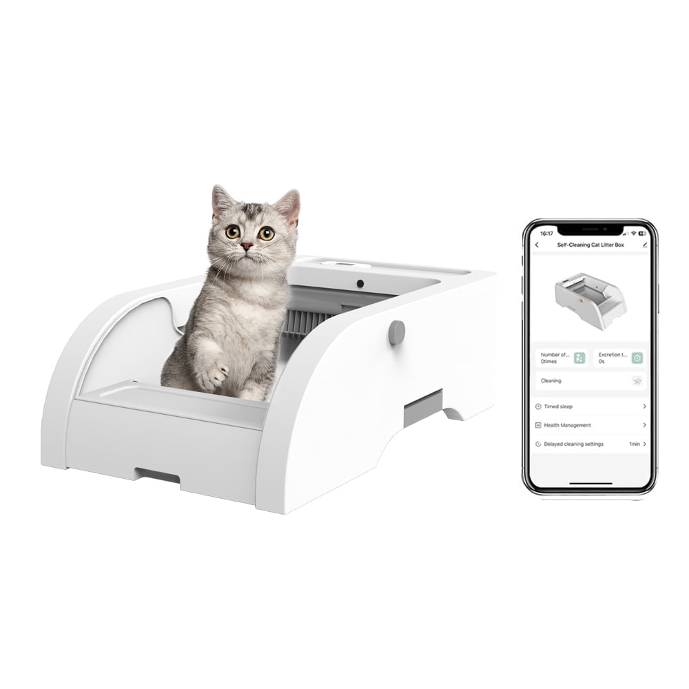Self Cleaning Cat Litter Box,Automatic Cat Litter Box Self Cleaning ...