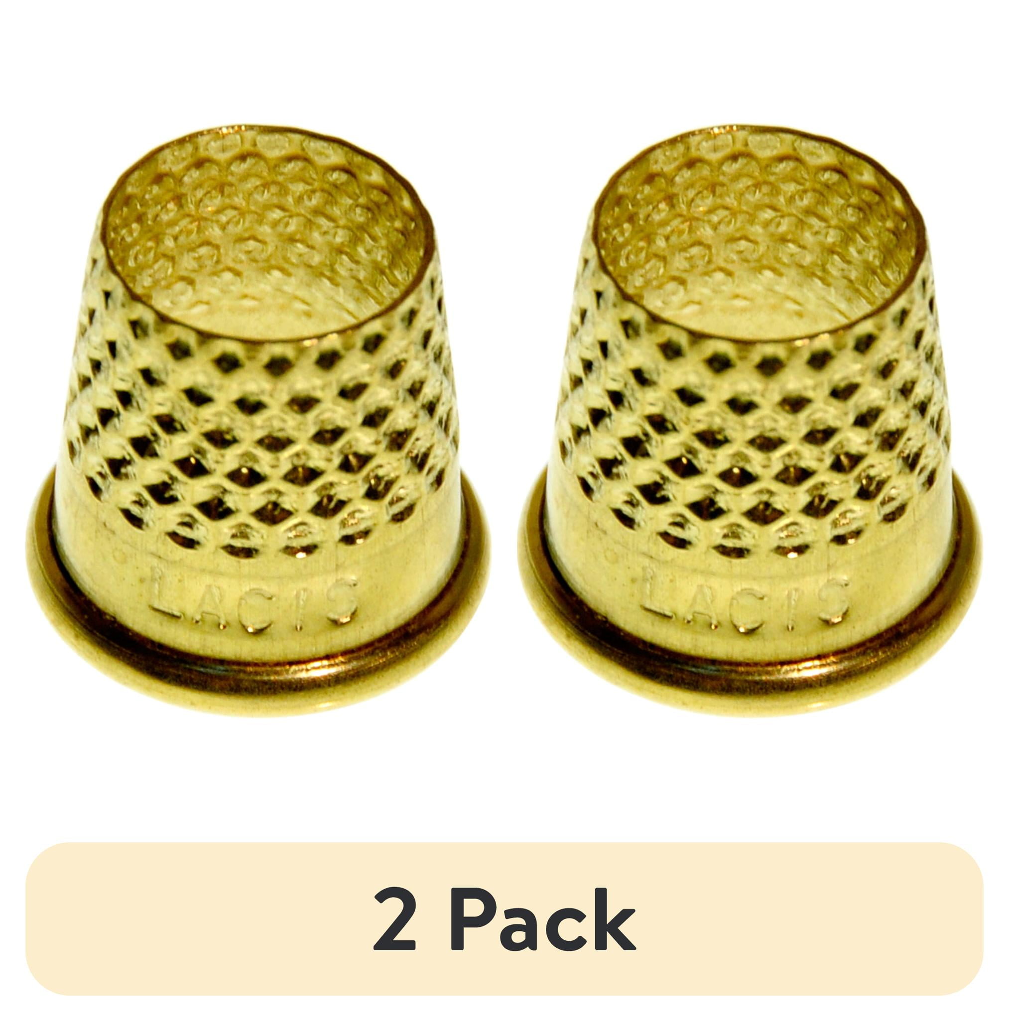 (2 pack) Open Top Tailor's Thimble - Size 20mm - Walmart.com