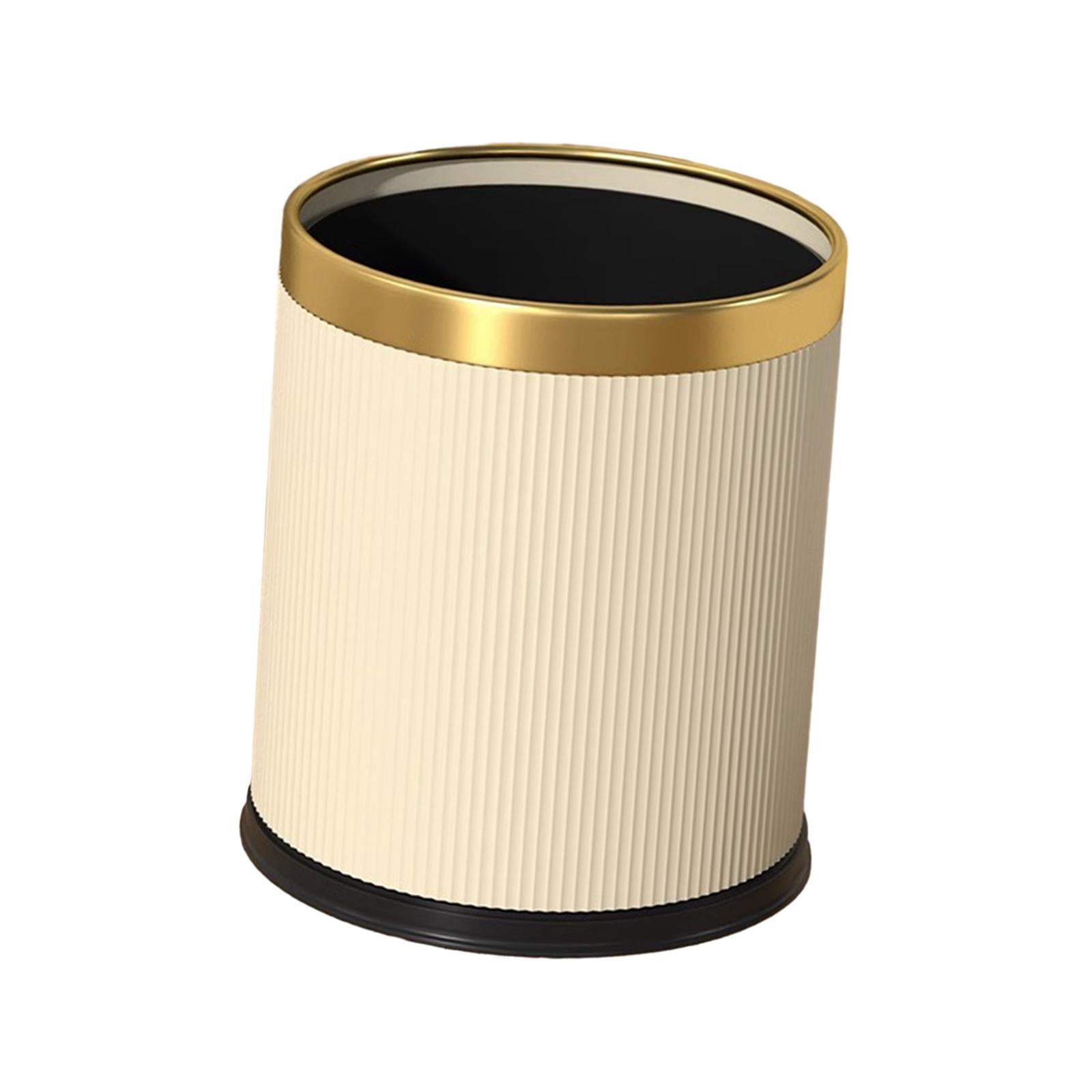 Open Top Trash Can Kitchen Trash Bin Dustbin Rustic Waste Container ...