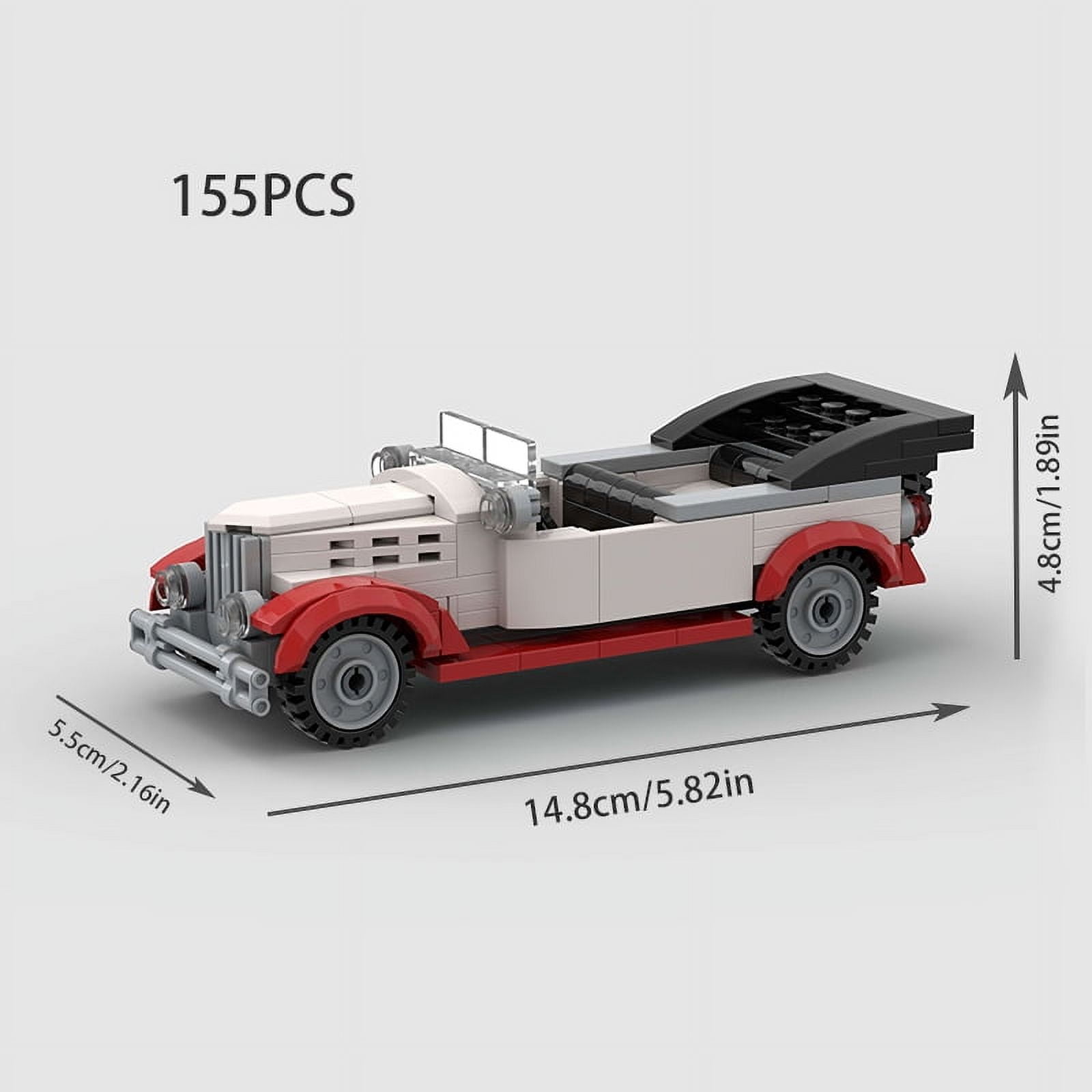 Open Vintage Car Building Blocks City Speed Champions Runabout Racing ...