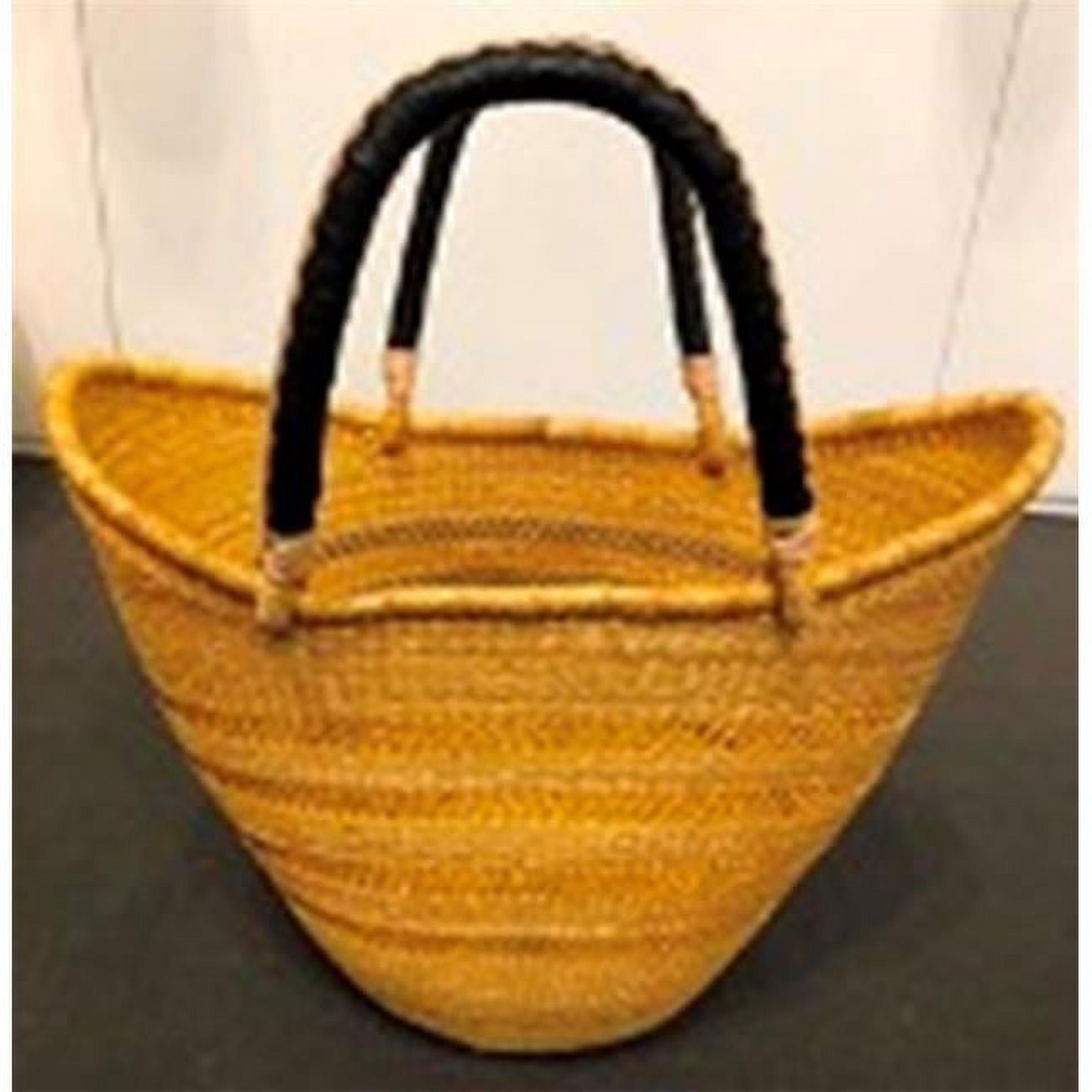 Open Weave Round Basket